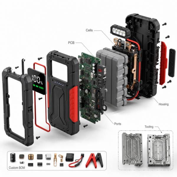 Quality Customizable 800A Automotive car Jump Starter ODM for sale