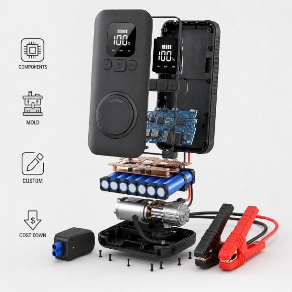 Quality 600A-2000A Jump Starter with Air Pump Customization: Turnkey Power Solutions for sale