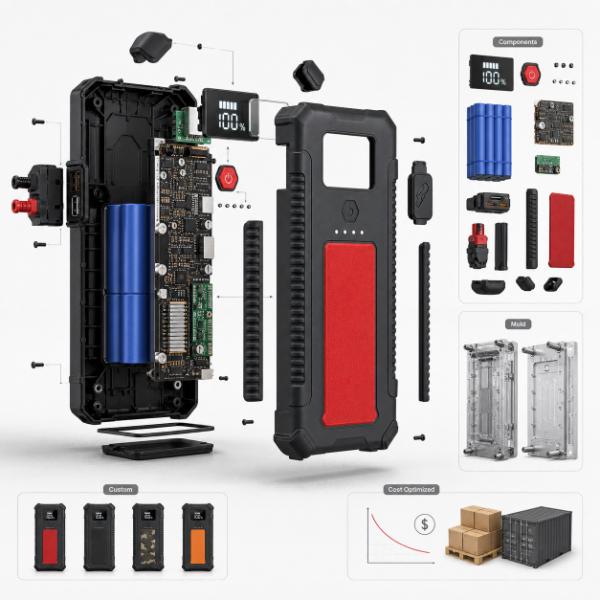 Quality 2000A Industrial Car Jump Starter OEM/ODM: Turnkey PCBA & Schema Design for sale