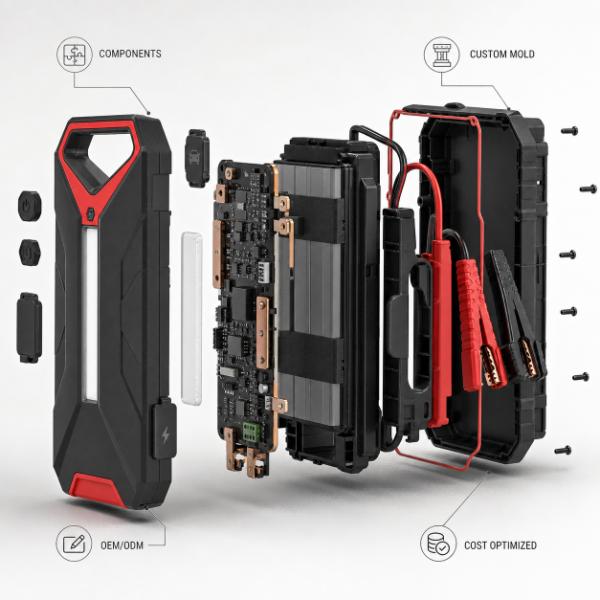 Quality 4000A Industrial Jump Starter OEM/ODM: Heavy-Duty PCBA & Scheme Design for sale