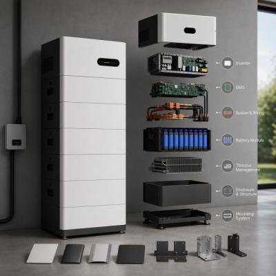 China 10kWh 6kW Stackable All-in-One Home Energy Storage System | OEM/ODM ESS Manufacturer with Custom Design & BOM Optimization for sale