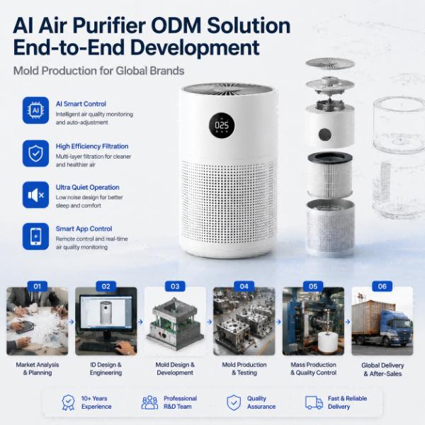 Quality AI Air Purifier ODM Solution End-to-End Development  Mold Production for Global Brands for sale