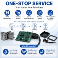 China Mold Development Injection Molding Custom Cable Assembly Service Structure Design DFM Integration for Compact Devices for sale