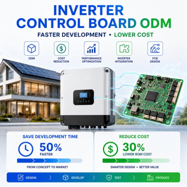 Quality Inverter Control Board ODM Cost Reduction Performance Optimization MCU MOSFET IGBT Driver PCB for sale
