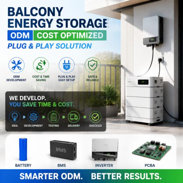 Quality Balcony Energy Storage ODM Cost Optimized Plug Play Solution Battery BMS Inverter PCBA for sale
