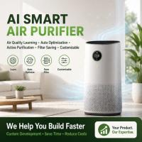 China AI Air Purifier Air Quality Learning Auto Optimization Active Purification Filter Saving Customizable Smart for sale