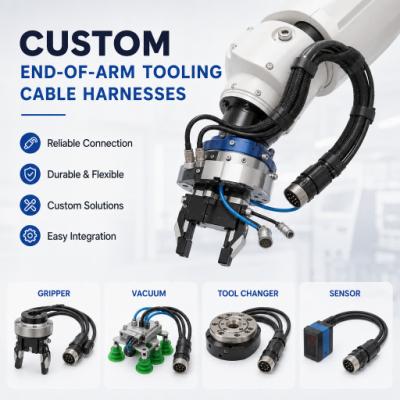 China Custom End-of-Arm Tooling Cable Harnesses Gripper Vacuum Tool Changer Sensor Robot for sale