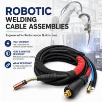 China Custom Robotic Welding Cable Assemblies High Current Heat Spatter Wear Resistant for sale
