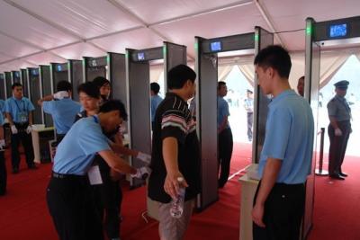 Cina Passeggiata dell'hotel tramite il metal detector della struttura di porta per il controllo di sicurezza in vendita
