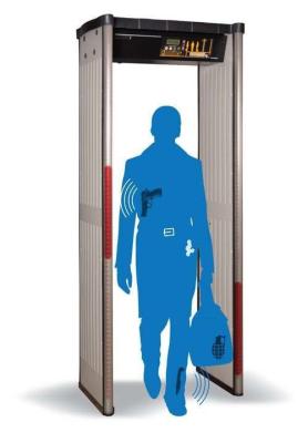 Cina Alto metal detector pratico della struttura di porta di sensibilità per il controllo di sicurezza di KTV in vendita