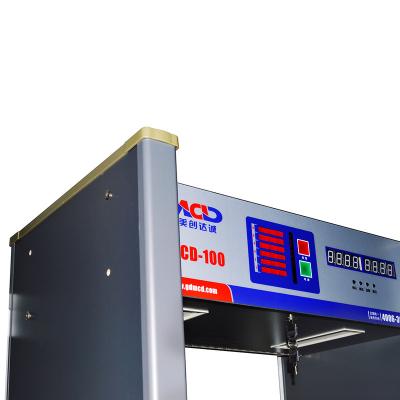 China Veiligheidsgang door Metaaldetector 6 Streken met 8 Status LEIDENE Vertoning Te koop