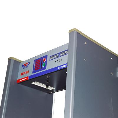 China Veiligheidsgang door Metaaldetector 6 Streken met 8 Status LEIDENE Vertoning Te koop