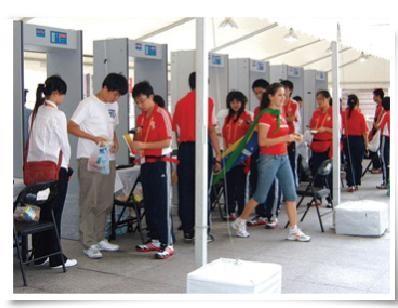 Cina Metal detector di progressione di zona di Muti dell'hotel con il bello aspetto in vendita