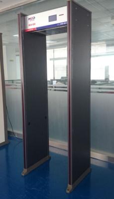 China 4.3 het“ LCD Scherm 6 strekengang door Metaaldetector met het Gebied van het Twee Kolomalarm Te koop