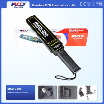 Cina Batteria tenuta in mano del metal detector 9v di vibrazione, audio indicatore attento e principale in vendita