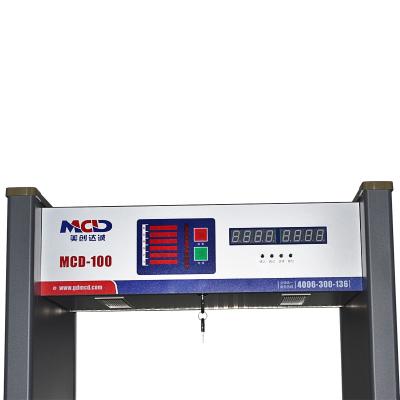 Cina Alto metal detector pratico della struttura di porta di sensibilità per il controllo di sicurezza di KTV in vendita
