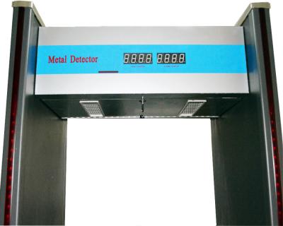 中国 多のアーチ道の保安検査の通り抜け通路の金属探知器は地帯の戸枠を検出する 販売のため