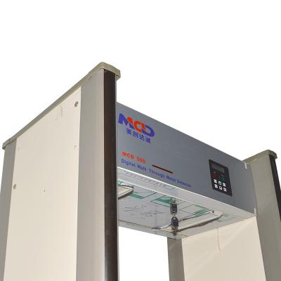 China 6 strekenlcd de Detector van het het Kadermetaal van de Vertoningsdeur met Ver Controlemechanisme voor Veiligheid, lichaamsscanner Te koop