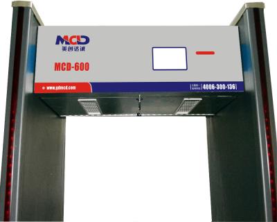 Cina Multi pagina di porta del metal detector dell'arco di zona con i pannelli a 4.3 pollici dello schermo dell'affissione a cristalli liquidi in vendita