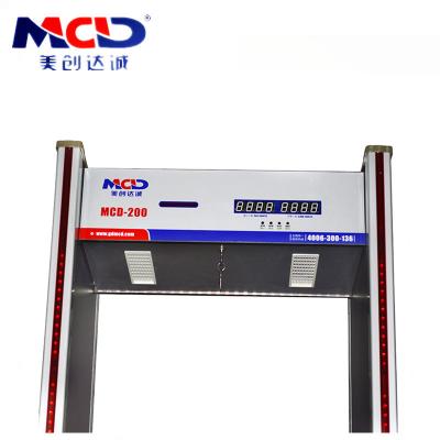 Cina Passeggiata teatro/della corte tramite il portone, sensibilità regolabile del metal detector 0-99 su ordinazione in vendita