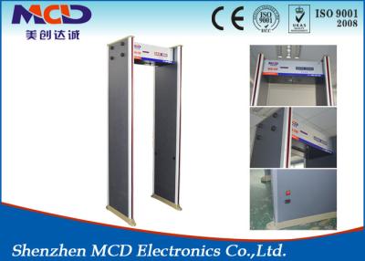 China Overwelfde galerijgang door de Deur van de Metaaldetector, de Machines Regelbare Gevoeligheid van de Luchthavenveiligheid Te koop