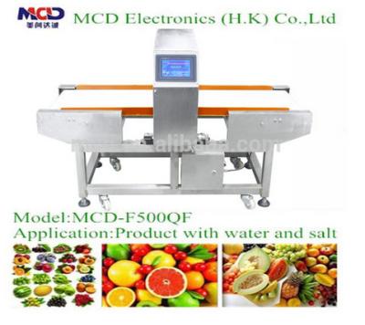 Cina rilevazione materiale anticorrosiva MCD-F500QE dell'onda elettromagnetica del metal detector dell'alimento in vendita