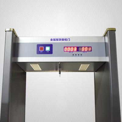 Cina Metal detector di progressione di 6 zone di rilevazione per ispezione di sicurezza aeroportuale, della stazione e dell'hotel. in vendita