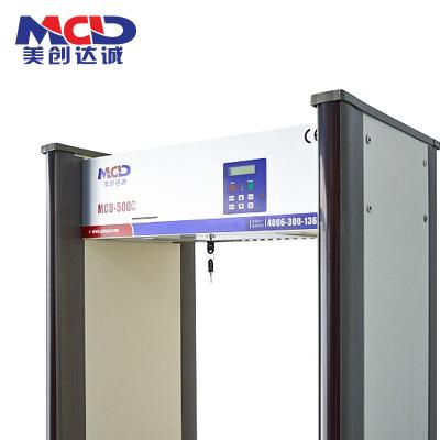 Cina Passeggiata del metal detector della struttura di porta di 18 zone con la sensibilità regolabile 0-99 intelligente in vendita