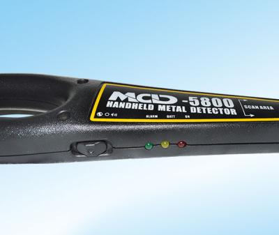 Cina Dispositivo di rilevazione portatile della pistola della bacchetta eccellente, Warble del metal detector 2kHz di sicurezza in vendita