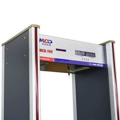 Cina Metal detector della struttura di porta di Autodiagnosis con l'esposizione di LED di stato 8 in vendita