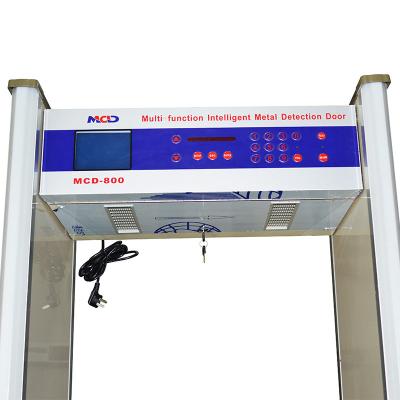 Cina Una passeggiata di 10 zone tramite il metal detector Digital per la porta di sicurezza in vendita