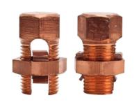 China RoHS Certificated Brass Die Casting , Copper Wire Split Bolt Connector for sale