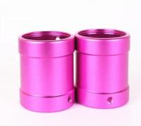China Led Flashlight CNC Precision Turned Components , Anodized Aluminum Parts Torch Shell for sale