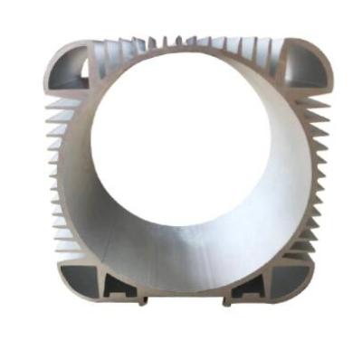 China Gebürstetes AL6061-T5 verdrängte Aluminiumprofil-Bau 2 Jahre Garantie- zu verkaufen