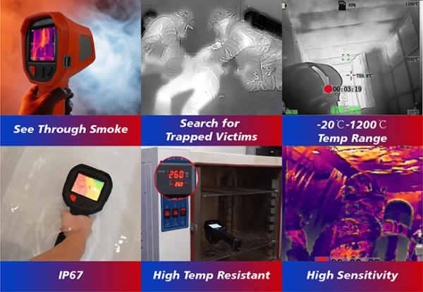 Quality Multi-Purpose Firefighting Gas Imaging Infrared Thermal Camera for Fire Rescue for sale