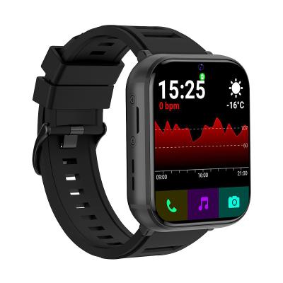China Q668 4G LTE Smart Watch preto 4+64GB 1,99''Ecrã Dual Câmera Quad Core 930mAh Android 9.0 Homens for sale
