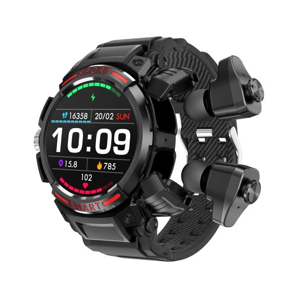 Quality Fitness Tracking TWS Smart Watch Activity Monitoring 1.43 Inch Touch Screen for sale