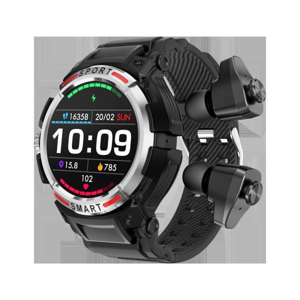 Quality 1.43Inch Display Smart Watch TWS Headset Round Shape With Multi Language for sale