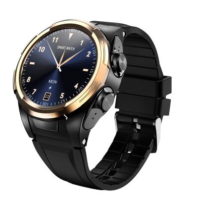 China IPS-Bildschirm drahtlose Ohrhörer Smart Watch Stahlgurt Smartwatch und Ohrhörer 2 in 1 zu verkaufen