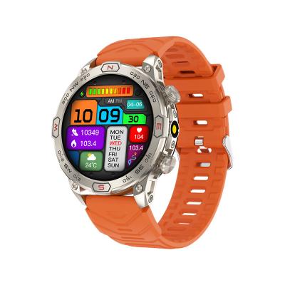 중국 1.43 엑스레이형 대형 화면 BT 전화 손전등 나침반 450mAh 야외 스포츠 피트니스 추적기 스마트wacth 판매용