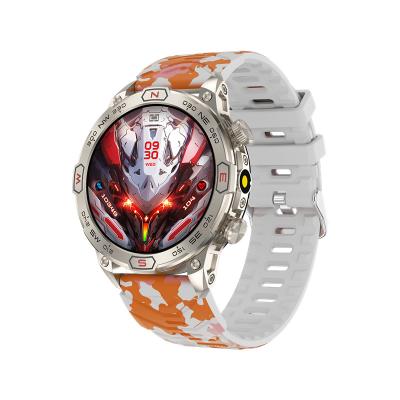 중국 인공지능 음성 어시스턴트 블루투스 통화 고도 압력 나침반 및 건강 모니터링과 함께 둥근 모양 스마트 워치 판매용