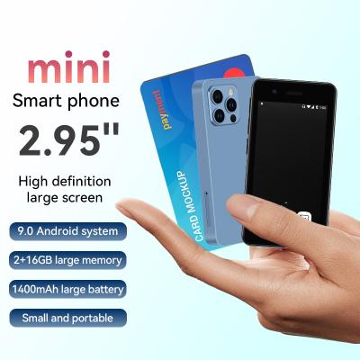 Cina S18 4G Mini Cellulare 2.95'' 2+16GB MT6737 Dual SIM 5MP Camera posteriore Android 9.0 Type-C in vendita
