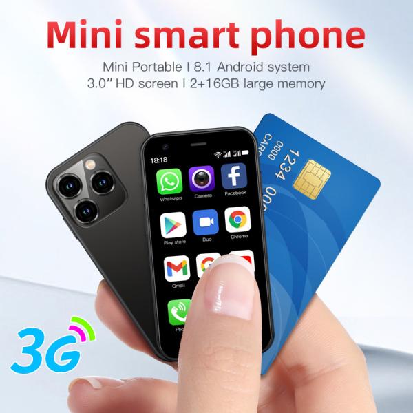 Quality Dual SIM Card Small Cell Phone TF Card Support 2+16GB Mini Mobile Phone for sale