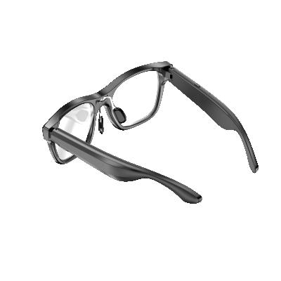 China Black AI Smart Glasses Built-in 20MP Camera Translation Voice Control WiFi 4.0 And Bluetooth 5.3 For Data Transmission for sale
