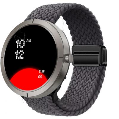 China DM76 Outdoor Sport Smart Watch GPS Ultra-thin 1.32'' AMOLED BT Call 50M Waterproof Compass Heart Rate Reloj Smartwatch for sale