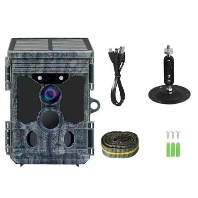 China 4K 112MP WIFI Night Vision Wild Game Trail Camera Solar Powered Camera Traps for Hunting for sale