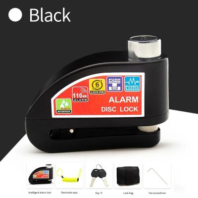 China Motorcycle Bicycle Lock Alarm Safety Protection Padlock Disc Aluminum Alloy Anti-Theft Reminder for sale