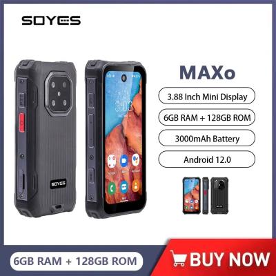 China MAXo Rugged Mini Smartphone 6+128GB 3.88'' Octa Core Android 12 Dual Cards 4G 3000mAh Flashlight for sale