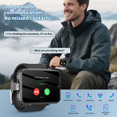 China 4G 5G Smart Watch Equipped with 24 inch AMOLED Screen 500W Dual Cameras 1500mAh Battery for sale