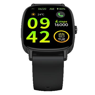 China Healthy Smart Watch Featuring BT 5.2 300mAh Rubber Wristband for Comfortable Fit P122 for sale